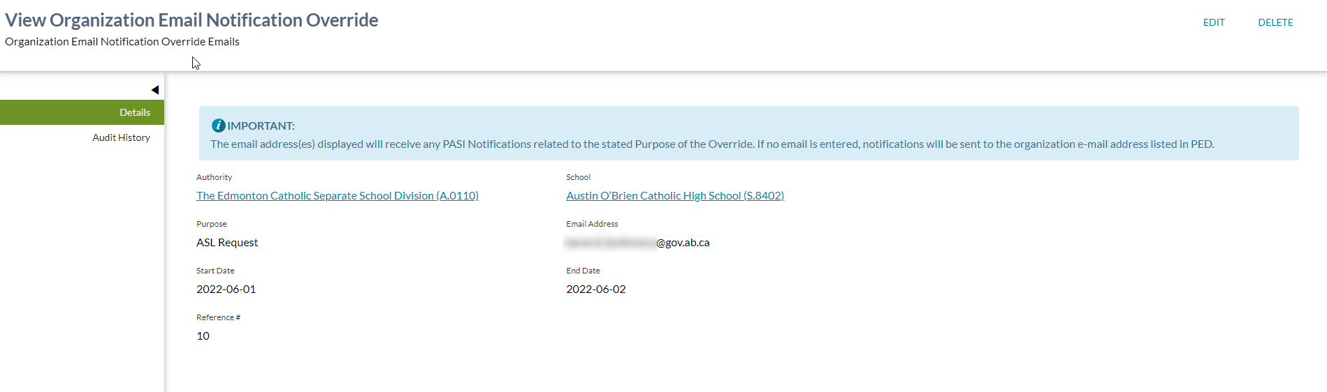 org_email_override:view_org_email_notification.png [PASI Knowledge Base]